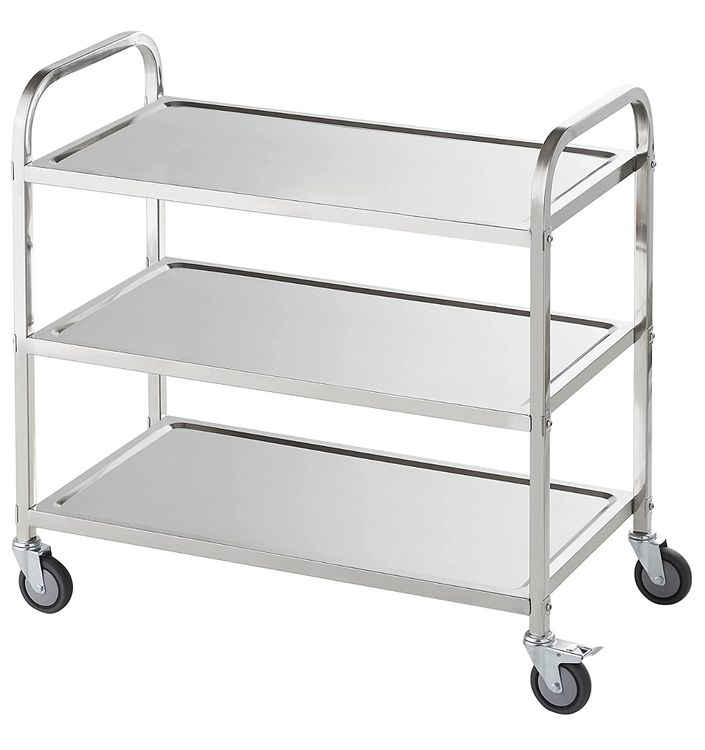 Servierwagen Aus Edelstahl