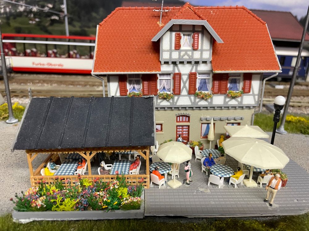 Faller HO Wirtshaus mit Garten und Licht | Kaufen auf Ricardo