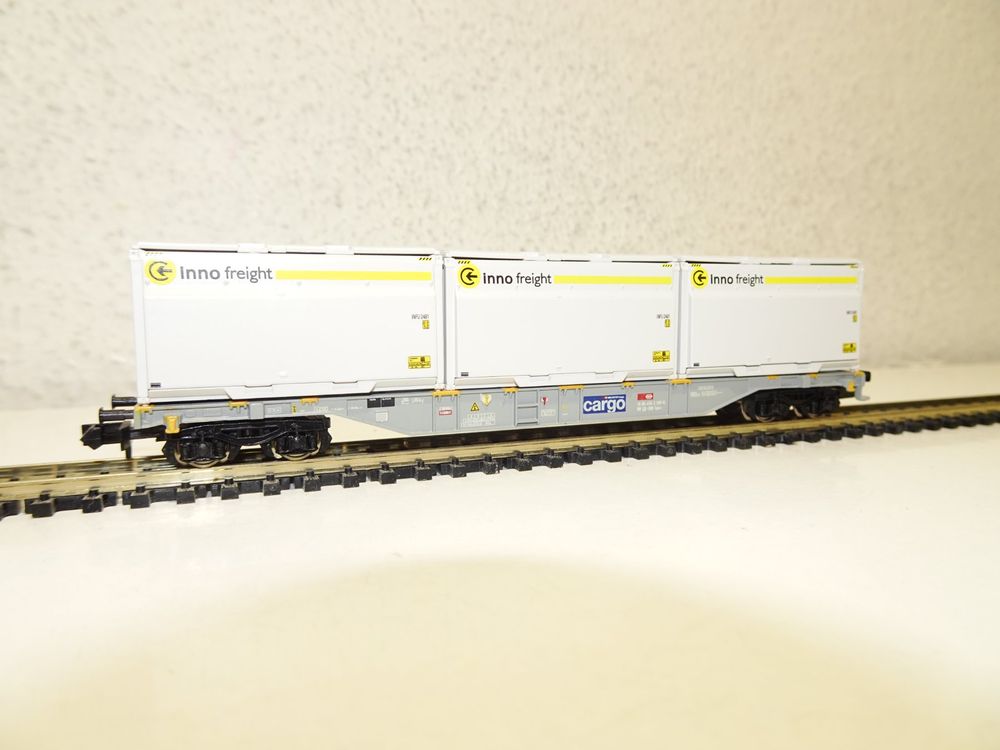 Minitrix Güterwagen SBB Cargo Inno freight Spur N 15523 (Gebraucht) in ...