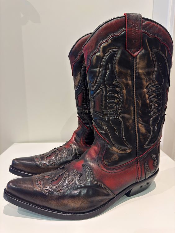 Kentucky Western Cowboy Boots – Echtleder – Grösse 46 – Neu (Neu ...