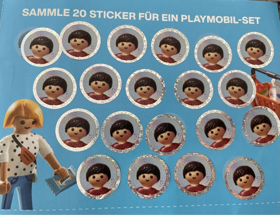 Playmobil volle Karte Migros Mania 20 Kleber (Neu (gemäss Beschreibung)) in Niederurnen für CHF ...