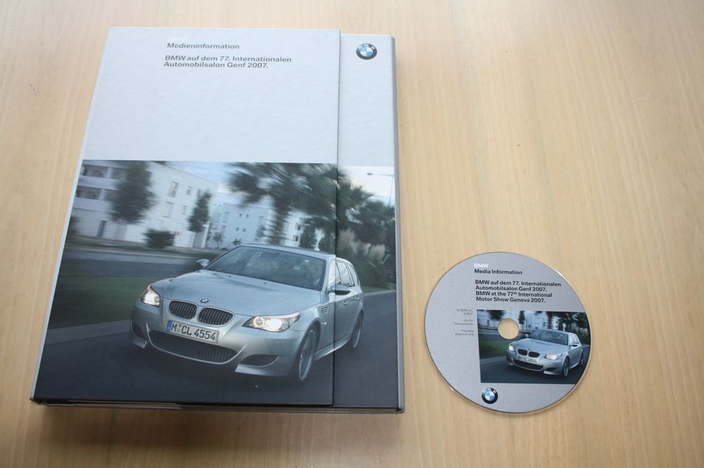 BMW Pressemappe/Fotos CD Genf 2007 Vorstellung M5 Touring (Gebraucht ...