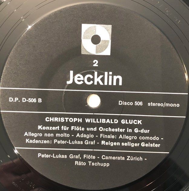 Cimarosa / Gluck – Flötenkonzerte (LP, Peter-Lukas Graf) (Gebraucht) in ...