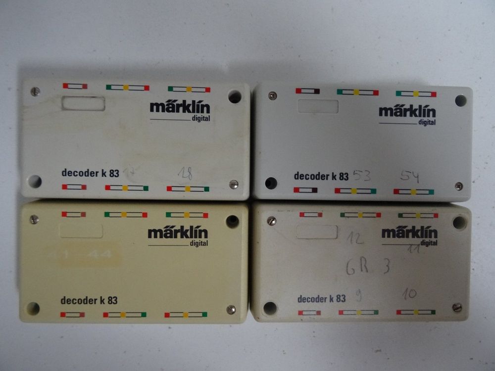Märklin 6083 4 decoder K83 dès 1.-fr | Kaufen auf Ricardo