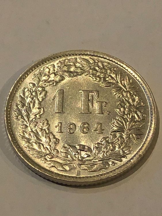 Schweiz 1 Franken 1964 Silber Rar | Kaufen auf Ricardo