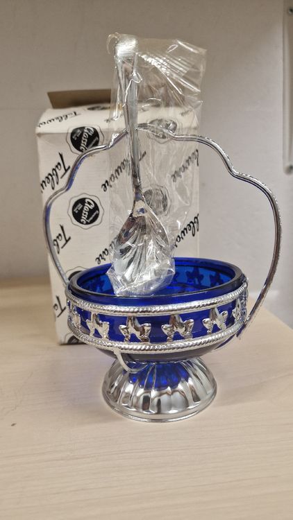 Tablo Classic Konfektschale Kobaltblau mit Löffel, Neu! (Neu (gemäss ...
