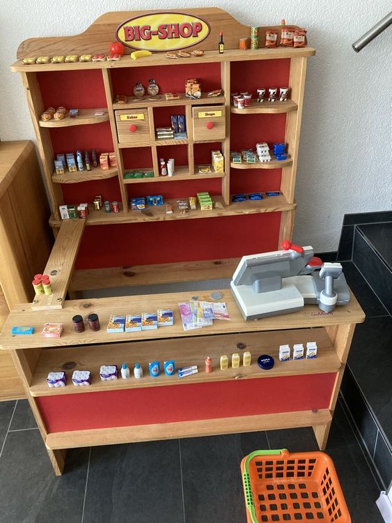 Verkäuferlisladen/Kaufladen BIG-Shop mit Zubehör (Gebraucht) in Lupfig für CHF 60 – nur Abholung ...