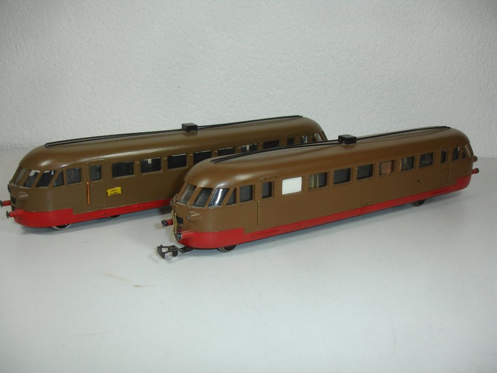 Rivarossi H0: Triebwagen m. Anhänger ALn 772 der FS (Defekt) in ...