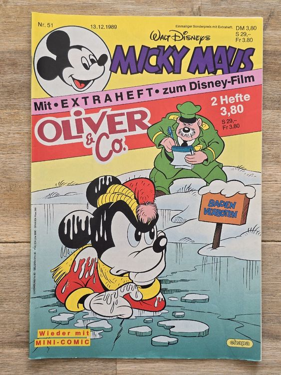 Micky Maus Heft 51/1989 Oliver & Co. (Gebraucht) in Güttingen für CHF 5 – mit Lieferung auf ...