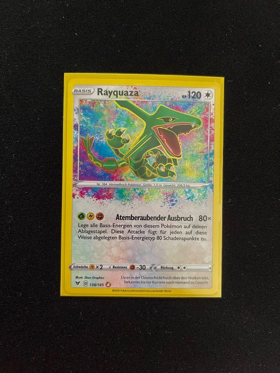 Pokémon Rayquaza 138/185 Amazing Rare | Kaufen auf Ricardo