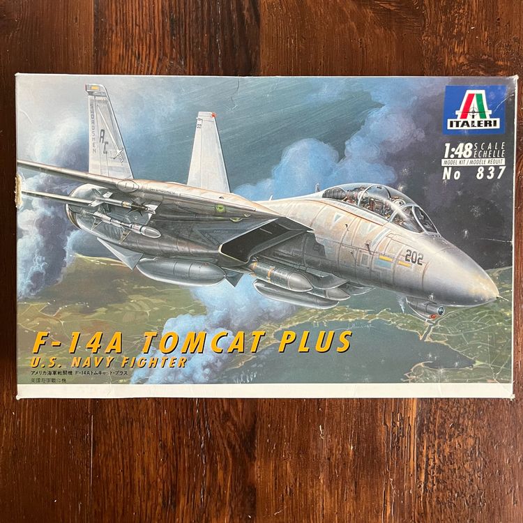 F-14A Tomcat Plus Modellbauflieger Italeri 1/48 | Kaufen auf Ricardo
