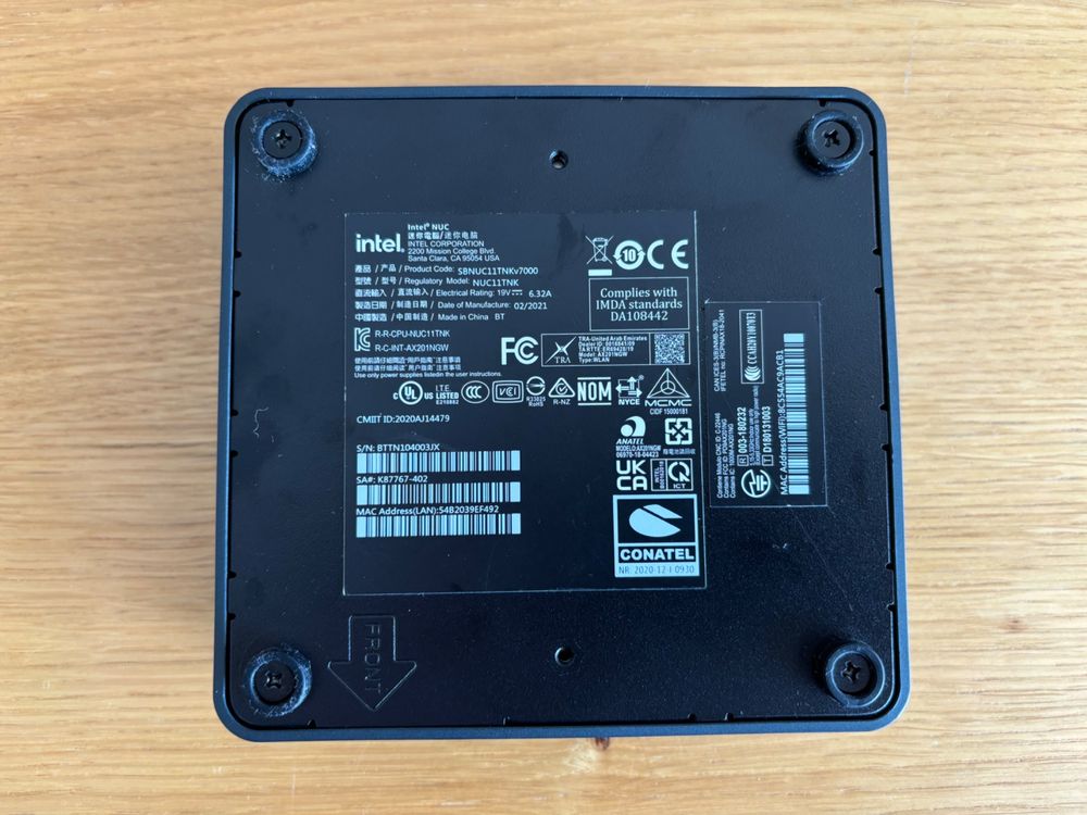 Intel® NUC 11th Gen i7/32 Gb ram/ 4 TB SSD Nvme | Kaufen auf Ricardo