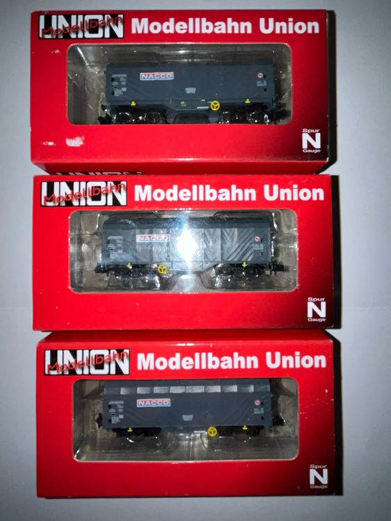 Modellbahn Union Spur N 5 Stück Schiebeplanenwagen | Kaufen auf Ricardo