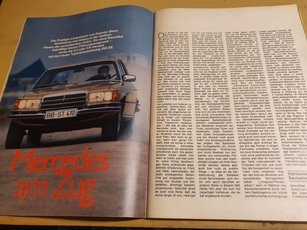 AMS 20/72 Mercedes 350 SE Lotus Europa Camaro SS R 15 xx | Kaufen auf ...