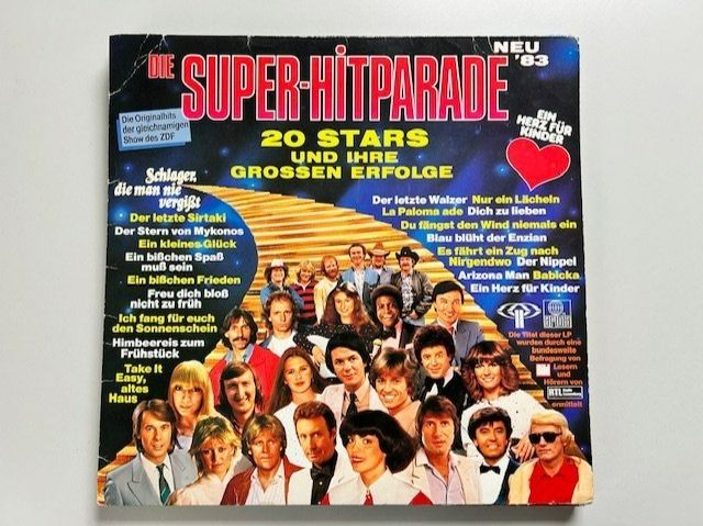 Super Hitparade Schallplatte aus den 80er Jahren (Gebraucht) in Sattel ...