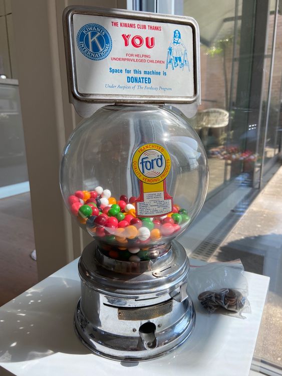 Automat aus den USA - Ford GUM machine f. Kaugummis (Gebraucht) in ...