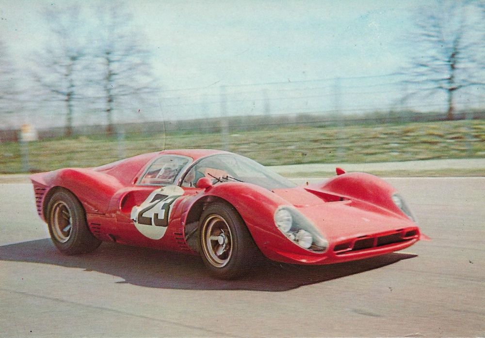 Postkarte Ferrari Prototyp 330 P4, Lorenzo Bandini | Kaufen auf Ricardo
