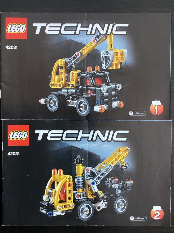 LEGO Technic 42031 - Hubarbeitsbühne + 8045 Teleskoplader | Acheter sur ...