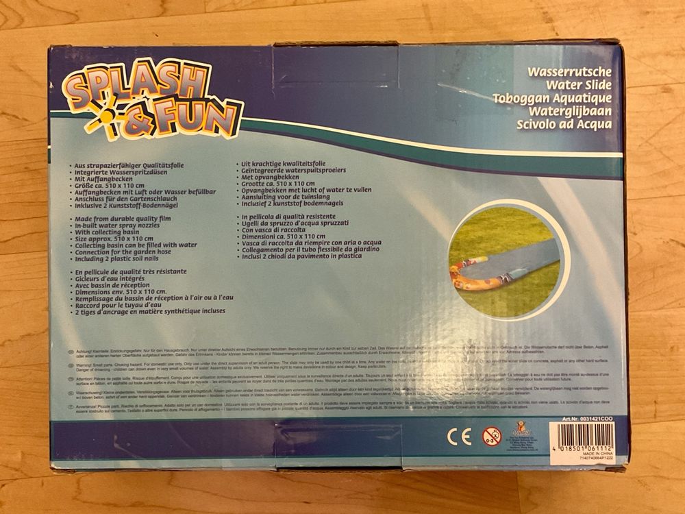 Wasserrutsche Splash & Fun NEU | Kaufen auf Ricardo
