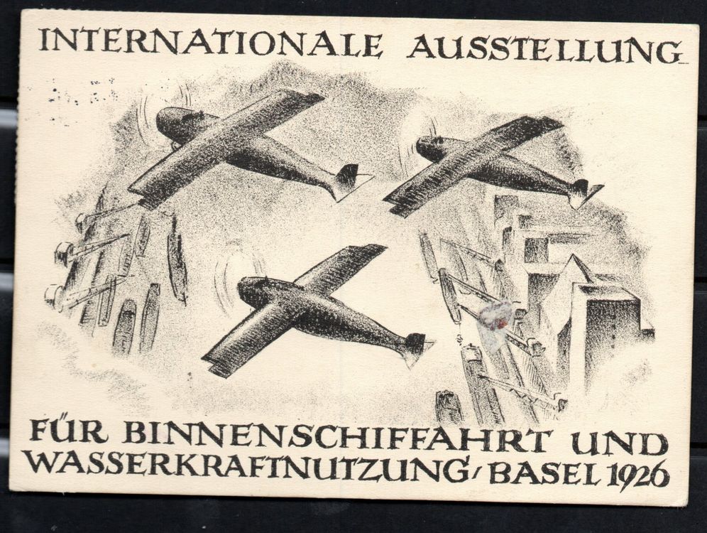 Offizielle Flugpostkarte /siehe Rückseite / mitVignette (Gebraucht) in ...