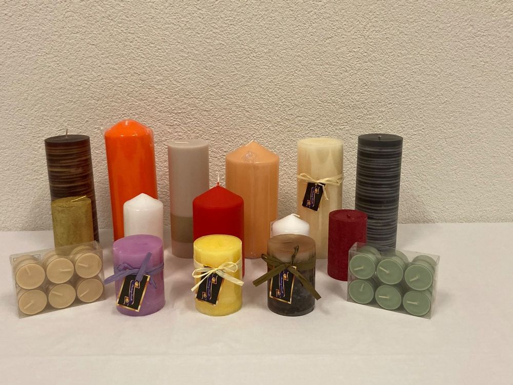 Restposten Kerzen-Paket, 8 Kilo gemischte Kerzen (Neu (gemäss ...