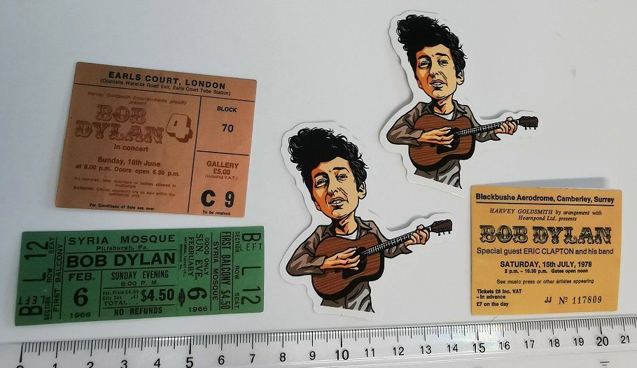 Bob Dylan - 3 Sticker und 2 Aufkleber | Kaufen auf Ricardo