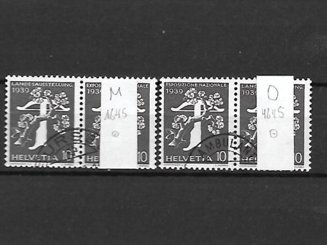 Landi 1939 gest. mit No. Z26d + Z26f Kat: CHF 100.- (Gebraucht) in Basel für CHF 4 – mit ...