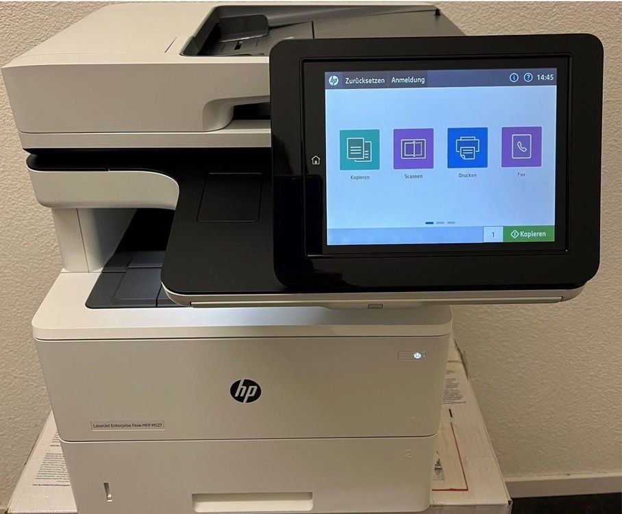 HP LaserJet Enterprise Flow MFP M527c, wie neu, Top Preis (Gebraucht ...