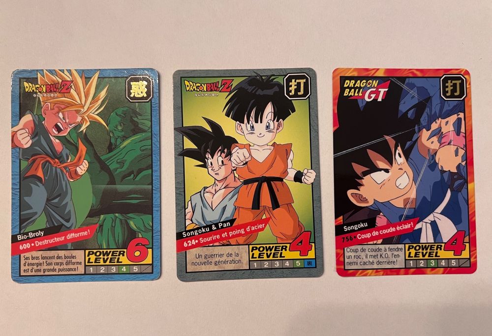 3 cartes Dragon Ball Carddass Grand Combat Super Battle (Gebraucht) in ...