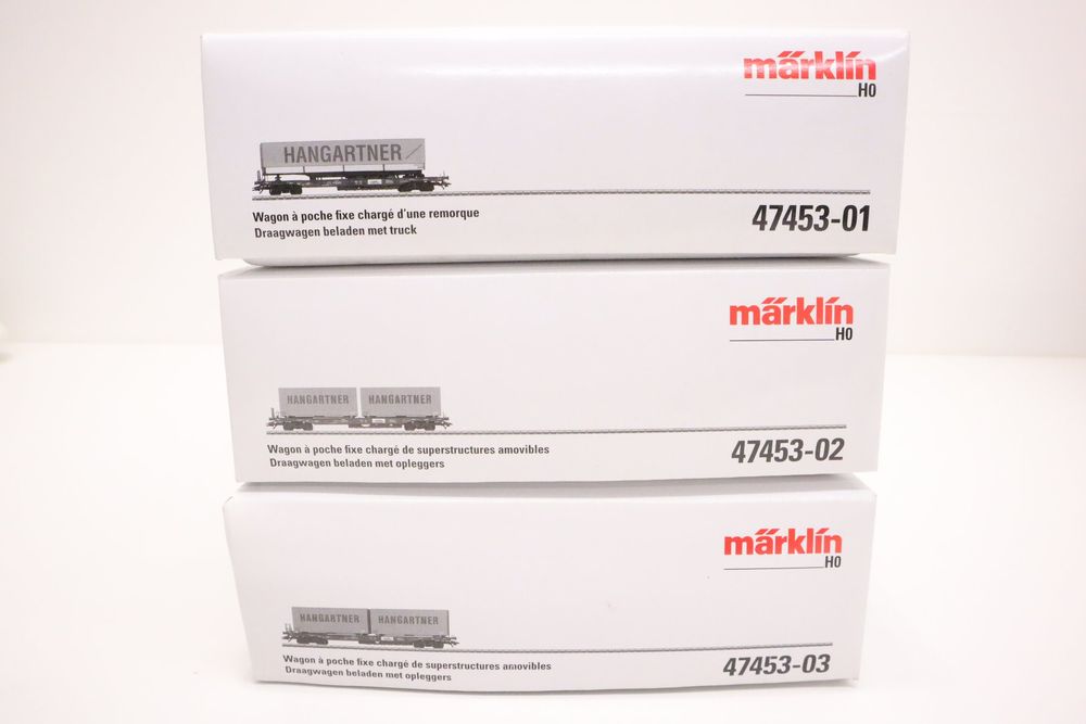 Märklin 47453 SBB Taschenwagen Set "Hangartner" AC H0 | Kaufen auf Ricardo