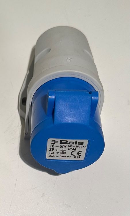 CEE 16A Steckdose 1-phasig (Camping-Steckdose) | Kaufen auf Ricardo