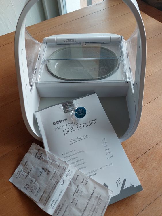 Sure feed pet feeder microchip | Kaufen auf Ricardo