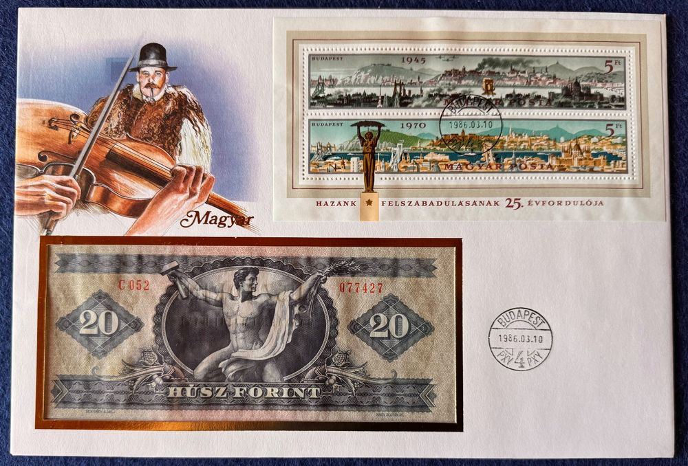 Banknotenbrief mit Briefmarken Ungarn (Gebraucht) in Andwil SG für CHF 3.5 – mit Lieferung auf ...