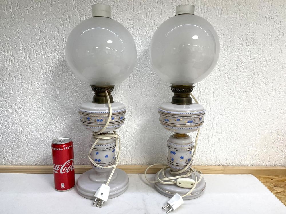 🟢 1 Paar antike Oellampen - elektrifiziert (Gebraucht) in Zürich für CHF 20 – nur Abholung auf ...