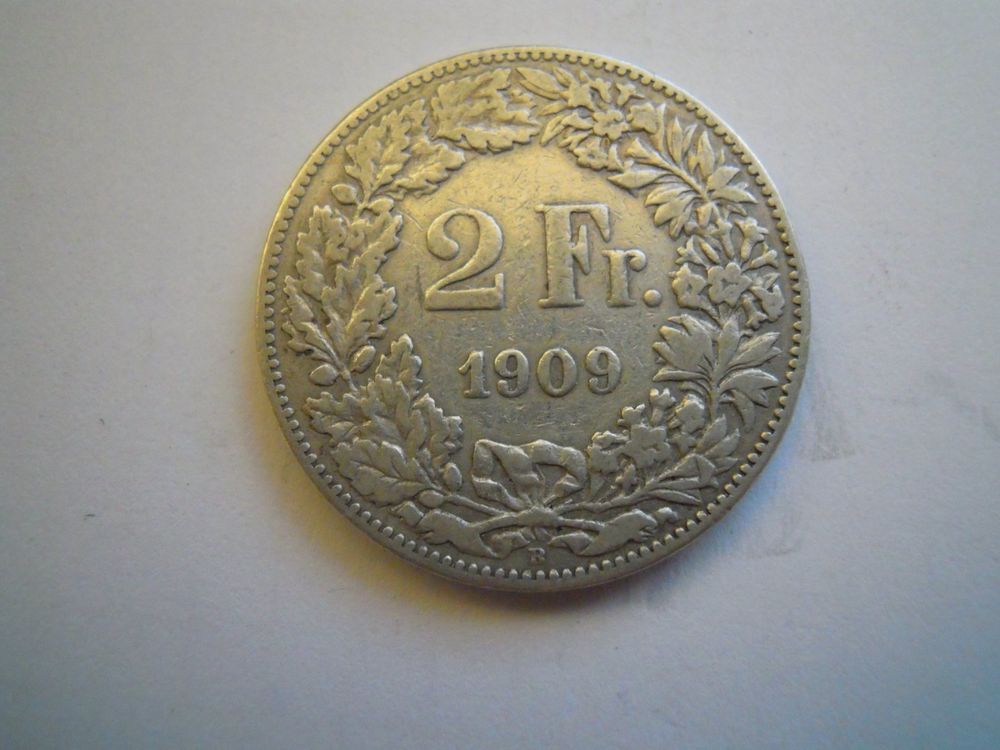 2 Fr. 1909 (Gebraucht) in Kriegstetten für CHF 8.65 – mit Lieferung auf Ricardo kaufen