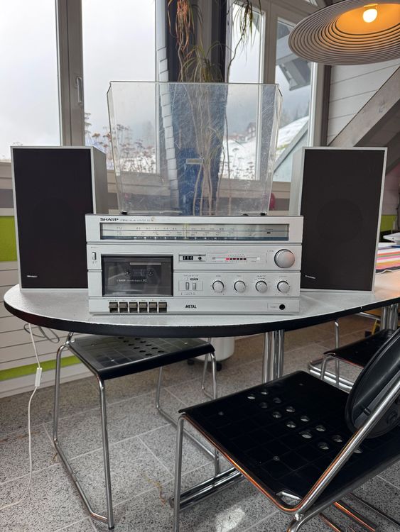 Sharp Stereoanlage mit Plattenspieler – Verstärker Set SG-12 (Gebraucht ...