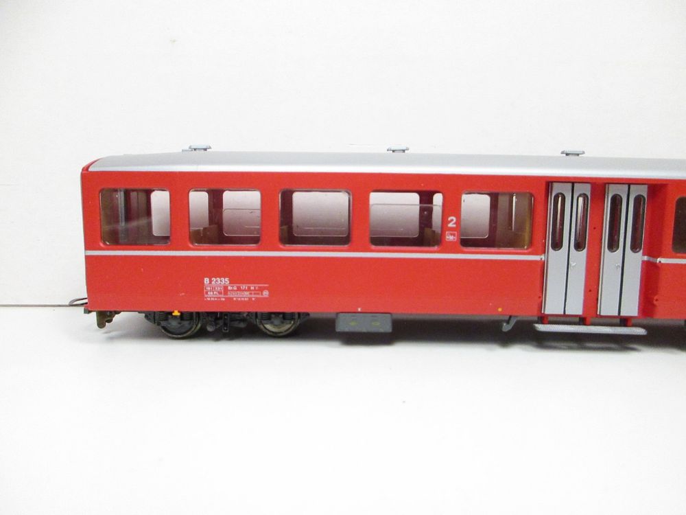Bemo H0m 3284 125 RhB Mitteleinstiegswagen 2. Klasse B 2335 (Neu ...
