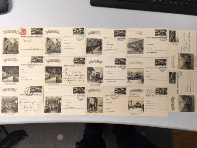 14 Postkarten 100 Jahre Eisenbahn (Gebraucht) in Luzern für CHF 9 – mit Lieferung auf Ricardo kaufen