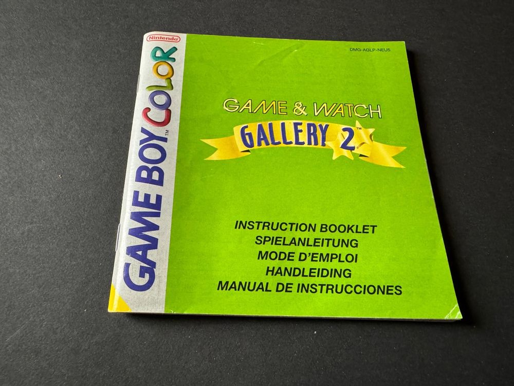 ANLEITUNG FÜR GAME & WATCH GALLERY 2 NINTENDO GAME BOY COLOR (Gebraucht) in Hägendorf für CHF 12 ...