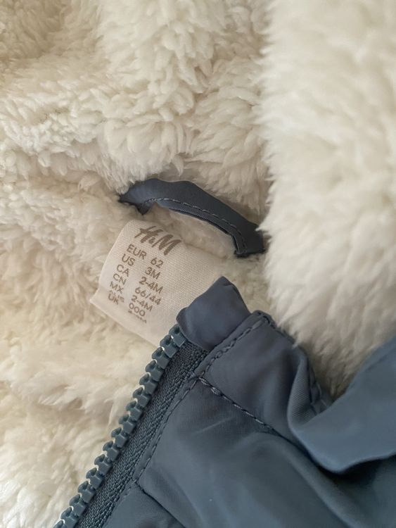 H&M Baby Winter Overall / Schneeanzug Grösse 62, blau (Neu (gemäss ...