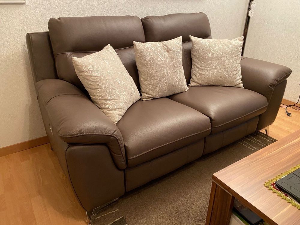 2er Ledersofa mit Relaxfunktion | Kaufen auf Ricardo