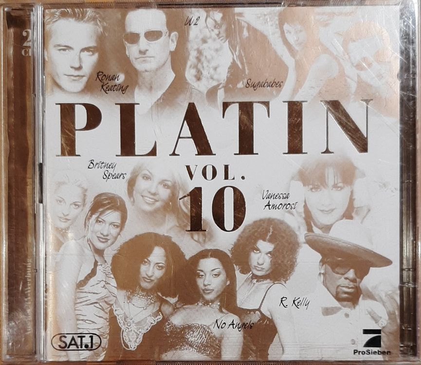 Platin Vol.10 - Album der Megastars, 2CD Hit Sampler 2001 (Gebraucht ...