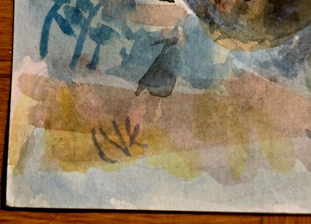 Aquarell Clara Vogelsan Eymann (50 x 39) 40 % seines Wertes (Gebraucht ...