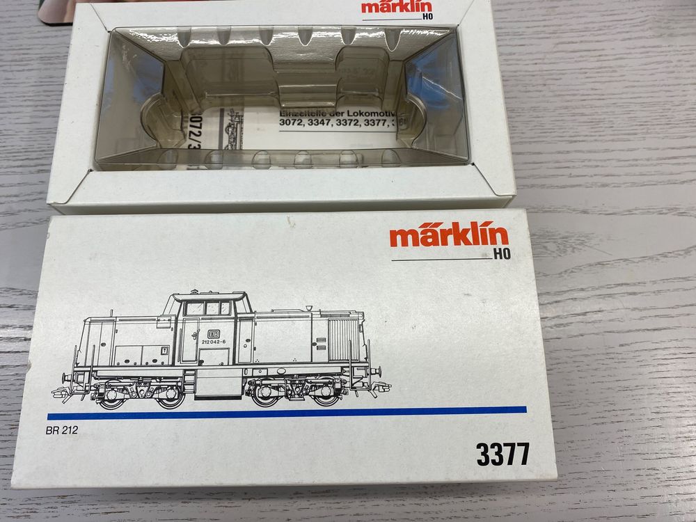 Märklin 3377 DB BR212 OVP Leerpackung | Kaufen auf Ricardo