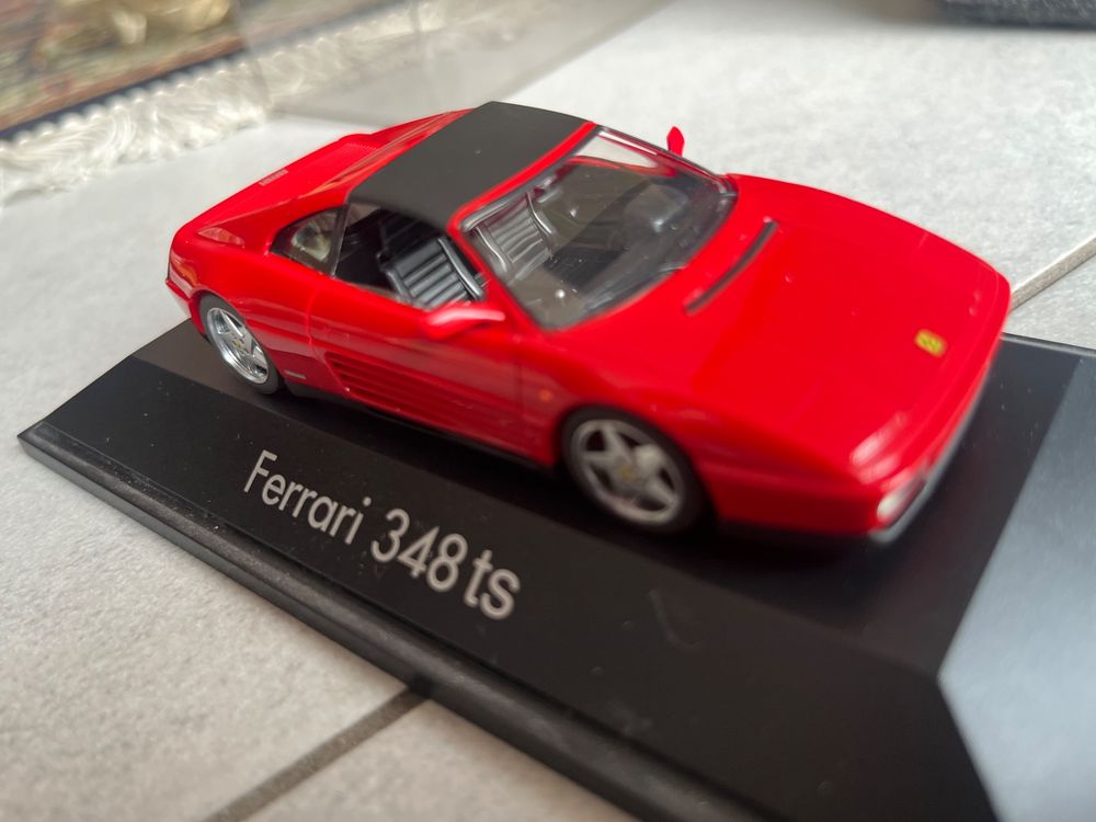 Ferrari 348 TS Modell ca. 10 cm lang 1/43 (Neu (gemäss Beschreibung ...