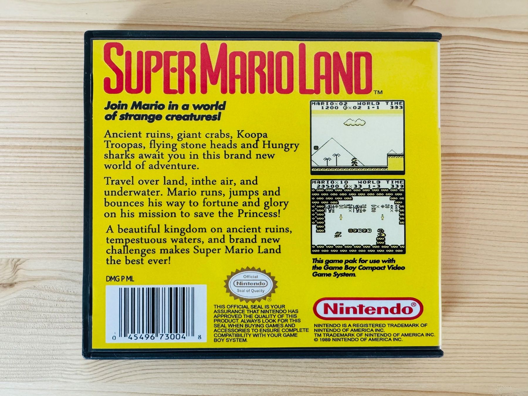 Super Mario Land (Game Boy) & CustomGameCase - getestet (Gebraucht) in ...