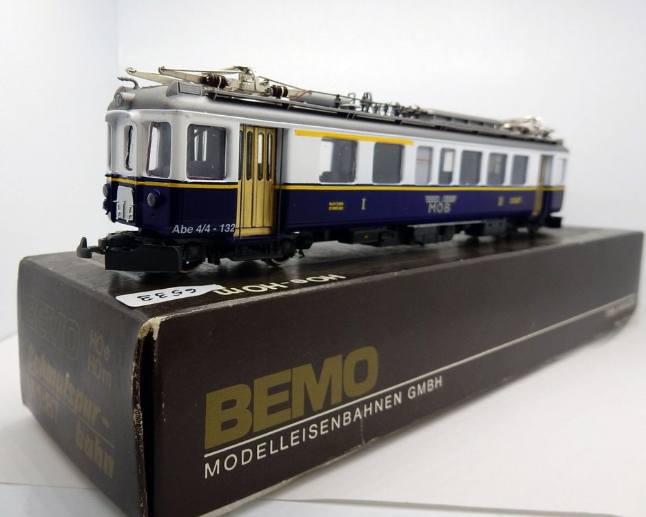 HOm- Bemo MOB "Montreux Oberland Bernois" - ABe 4/4 -132 (Gebraucht) in Locarno für CHF 219.6 ...