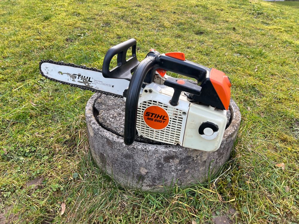 Profi Hand Motorsäge STIHL MS 200T, Schwert 35cm,Top Zustand | Kaufen auf Ricardo