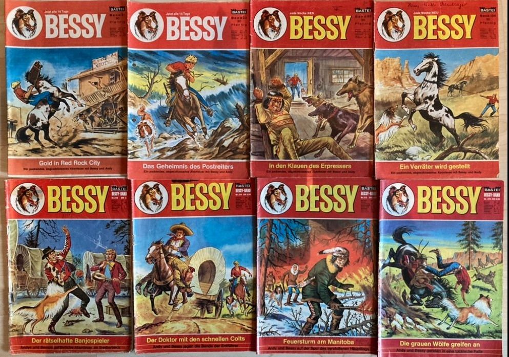 8 Bessy Comic Hefte Original (Gebraucht) in Untereggen für CHF 19 – mit ...