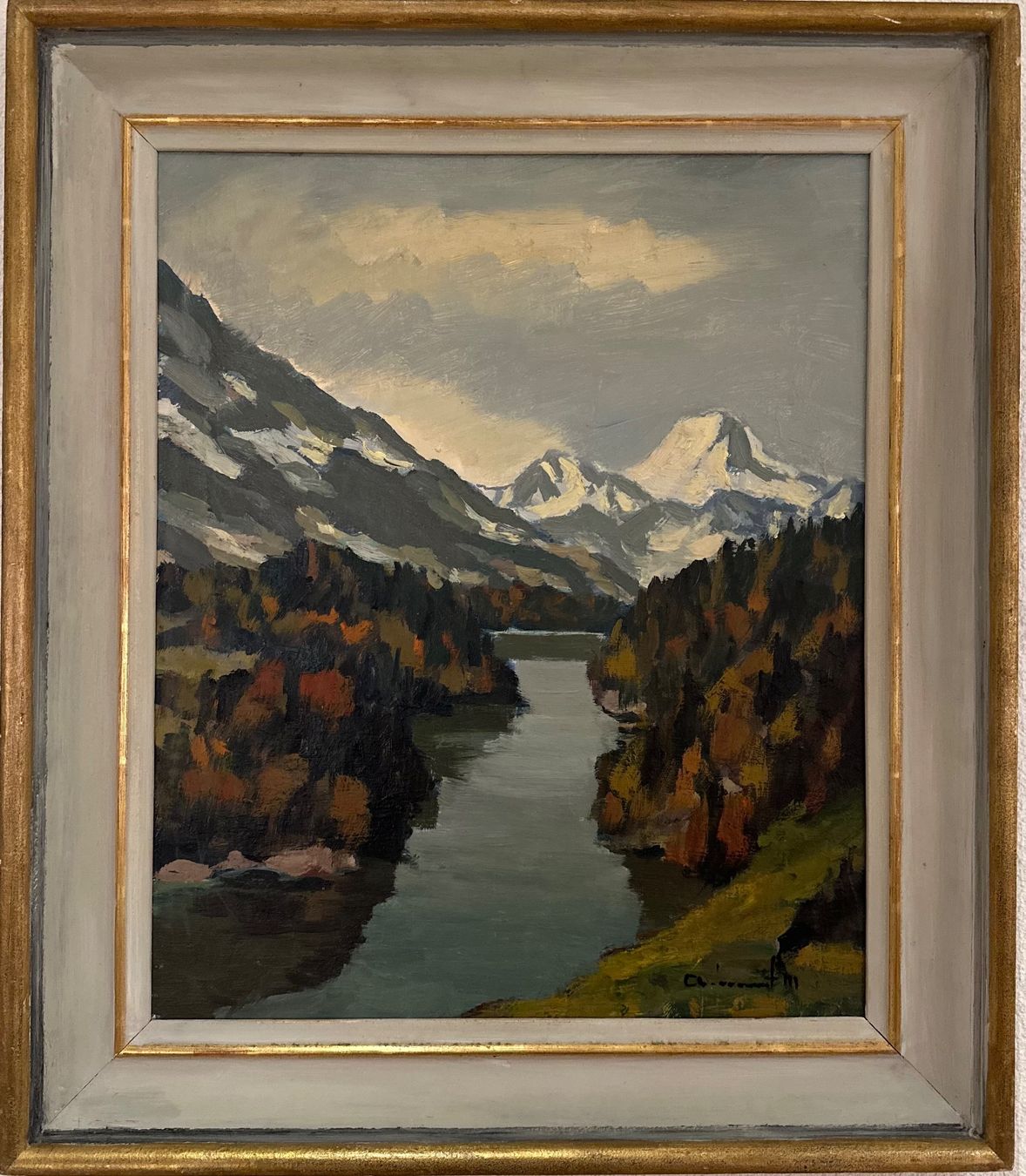 Max CLÉMENT (1912-1995) | Lac de Montsalvens Moléson Gruyère (Gebraucht ...